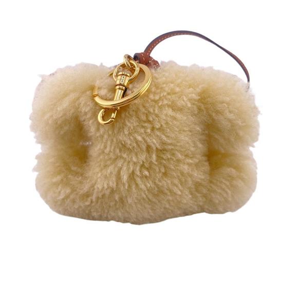 Celine | Accessories | Celine 49j383fo92nt Pompom Triomphe Keyring ...